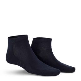 Kunert Damen Sneakersocken "Sneaker Fresh Up", Gr. 47, schwarz, Obermaterial: 62% Baumwolle CO. 36% Polyamid PA. 2% Elasthan EL., Socken
