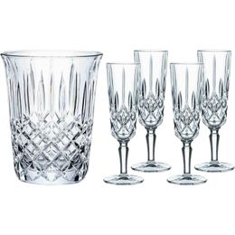 Nachtmann Champagnerglas "Celebration Set Noblesse transparent", 5 tlg., bunt, Trinkgef&auml;&szlig;e
