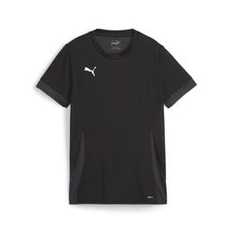 Puma Damen Trainingstop "TEAMGOAL MATCHDAY JERSEY WMNS", schwarz, Gr. XL, unifarben, Interlock, Obermaterial: 100% Polyester, Tops, Regular Fit,