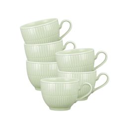 Seltmann Weiden Tasse "Kaffeetassen Amina 0,25 l 6er Set", 6 tlg., gr&uuml;n, Trinkgef&auml;&szlig;e