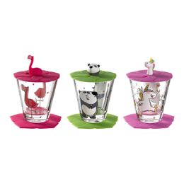 Leonardo Kinderbecher "Kinderbecherset Bambini 215 ml 3er Set", 9 tlg., bunt, Trinkgef&auml;&szlig;e