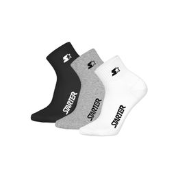 starters STARTER Damen Kurzsocken "Socken STARTER 3pk Quarter Socks 3er Pack", Gr. 39, bunt, Obermaterial: 63% Baumwolle CO. 31% Polyester PES. 3% Polyamid