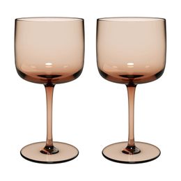 Weinglas "Weingl&auml;ser Like Glass 270 ml 2er Set", 2 tlg., braun, LIKE. BY VILLEROY & BOCH, Trinkgef&auml;&szlig;e