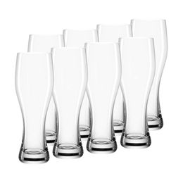 Leonardo Bierglas "Weizenbiergl&auml;ser Taverna 500 ml 8er Set transparent", 8 tlg., bunt, Trinkgef&auml;&szlig;e