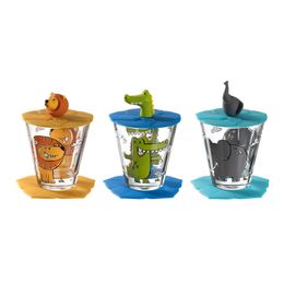 Leonardo Kinderbecher "Kinderbecherset Bambini 215 ml 3er Set", 9 tlg., bunt, Trinkgef&auml;&szlig;e