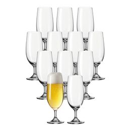 Leonardo Bierglas "Biergl&auml;ser Daily 360 ml 12er Set transparent", bunt, Trinkgef&auml;&szlig;e
