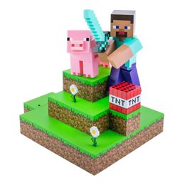 Paladone LED Dekolicht "Minecraft Steve Diorama Leuchte", bunt, Leuchten
