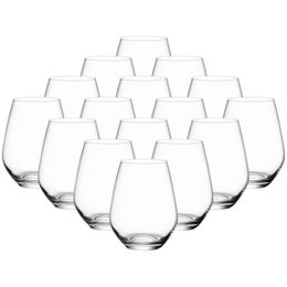 Villeroy & Boch VILLEROY & BOCH Glas "Wassergl&auml;ser Ovid 420 ml 16er Set transparent", 16 tlg., bunt, Trinkgef&auml;&szlig;e