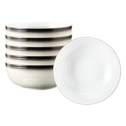 Seltmann Weiden Schale "Foodbowl Terra &oslash; 20,4 cm 6er Set", B/H/L: 20,4cm, bunt, Sch&uuml;sseln