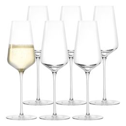 ST&Ouml;LZLE Champagnerglas "Champagnergl&auml;ser Starlight 290 ml 6er Set transparent", 6 tlg., bunt, Trinkgef&auml;&szlig;e
