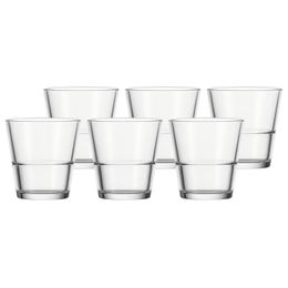 Leonardo Glas "Trinkgl&auml;ser Event 180 ml 6er Set transparent", bunt, Trinkgef&auml;&szlig;e
