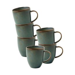 Becher "Kaffeebecher Crafted 358 ml 6er Set", 6 tlg., bunt, LIKE. BY VILLEROY & BOCH, Trinkgef&auml;&szlig;e