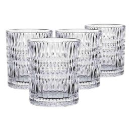 Nachtmann Whiskyglas "Tumbler Ethno 300 ml 4er Set transparent", 4 tlg., bunt, Trinkgef&auml;&szlig;e