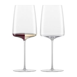 ZWIESEL GLAS Wei&szlig;weinglas "Wei&szlig;weingl&auml;ser Simplify 689 ml 2er Set transparent", 2 tlg., bunt, Trinkgef&auml;&szlig;e