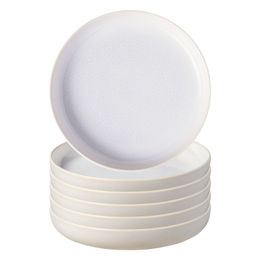 Suppenteller "Suppenteller Crafted &oslash; 21,9 cm 6er Set", L:21,9cm, beige, LIKE. BY VILLEROY & BOCH, Speiseteller