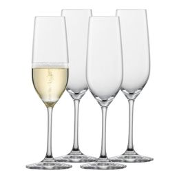 Schott Zwiesel SCHOTT-ZWIESEL Sektglas "Sektgl&auml;ser Fort&eacute; 227 ml 4er Set transparent", 4 tlg., bunt, Trinkgef&auml;&szlig;e