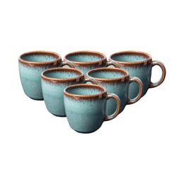 Tasse "Kaffeetassen Lave 190 ml 6er Set", blau, LIKE. BY VILLEROY & BOCH, Trinkgef&auml;&szlig;e