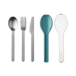 Mepal Besteck-Set "Besteck-Set Ellipse", blau, Essbesteck-Sets