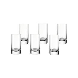 Leonardo Schnapsglas "Schnapsgl&auml;ser Easy+ 40 ml 6er Set transparent", bunt, Trinkgef&auml;&szlig;e
