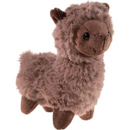 Heunec Kinder Kuscheltier "Kuma, Lama", braun, H:16cm, Pl&uuml;schfiguren, Made in Germany