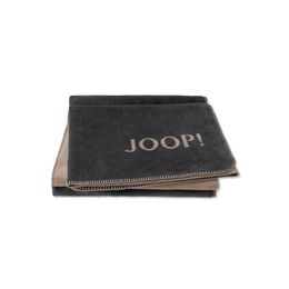 JOOP! Wohndecke JOOP, B:150cm, grau, Obermaterial: 58% Baumwolle CO. 35% Polyacryl PAN. 7% Polyester PES., Wohndecken, "Wohndecken 1er Pack"