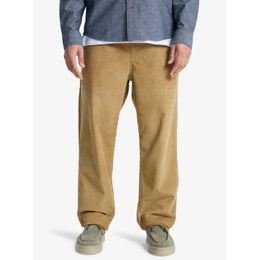 Quiksilver Herren Cordhose "TAXER REGULAR CORD PANT"elmwood, Gr. XL, Obermaterial: 100% Baumwolle, Hosen, sportlicher Stil, f&uuml;r Freizeit und