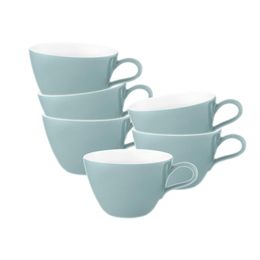 Seltmann Weiden Tasse "Milchkaffeetassen Life Fashion 370 ml 6er Set", 6 tlg., gr&uuml;n, Trinkgef&auml;&szlig;e