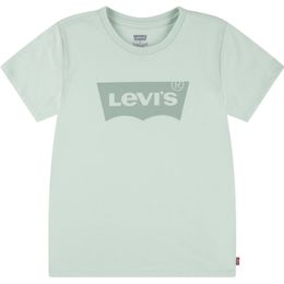 LEVI'S KIDS M&auml;dchen T-Shirt "LVG BATWING TEE"celadon, Gr. 5, bedruckt, Jersey, Obermaterial: 60% Baumwolle, 40% Polyester, Shirts, for GIRLS