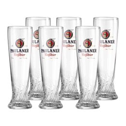 Ritzenhoff & Breker Bierglas "Weizenbiergl&auml;ser Paulaner 500 ml 6er Set transparent", bunt, RITZENHOFF & BREKER, Trinkgef&auml;&szlig;e
