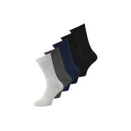 Jack & Jones JACK & JONES Herren Kurzsocken "Socken JACBASIC BAMBOO SOCK 5P 5er Pack", Gr. 40, bunt, Obermaterial: 54% Viskose CV. 26% Polyester PES. 18%