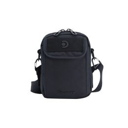 DISCOVERY Damen Schultertasche "Downtown", schwarz, Kunstfaser, unifarben, Taschen, aus rPet Polyester-Material