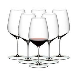 Rotweinglas "Cabernet Merlot Weinglas Veloce 829 ml 6er Set transparent", 6 tlg., bunt, RIEDEL THE WINE GLASS COMPANY, Trinkgef&auml;&szlig;e
