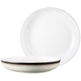 Seltmann Weiden Schale "Foodbowl Terra &oslash; 28,4 cm 2er Set", B/H/L: 28,4cm, bunt, Sch&uuml;sseln