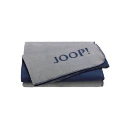 JOOP! Wohndecke JOOP, B:150cm, silber, Obermaterial: 58% Baumwolle CO. 35% Polyacryl PAN. 7% Polyester PES., Wohndecken, "Wohndecken 1er Pack"