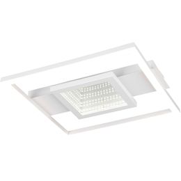 LED Deckenleuchte "WHEELER, LED Deckenlampe 16W 2000 Lumen 4000K kaltwei&szlig;es Licht", 1, H: 4,7cm, 1 Stk.wei&szlig; matt, REALITY LEUCHTEN, Wohnzimmer,