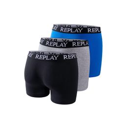 Replay Herren Boxershorts "Boxershort 6er Pack", Gr. M, bunt, Obermaterial: 95% Baumwolle CO. 5% Elasthan EL., Unterhosen