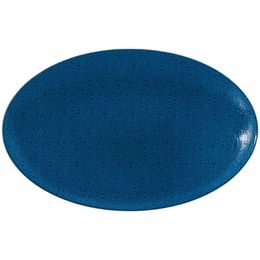 Seltmann Weiden Servierplatte "Servierplatte Life Fashion 40x26 cm", B/H/L: 40,3cm, blau, Servierplatten