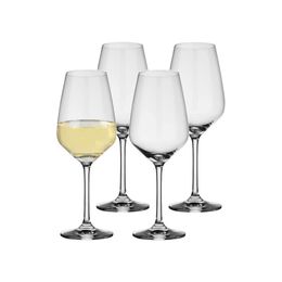 Villeroy & Boch VILLEROY & BOCH Wei&szlig;weinglas "Wei&szlig;weingl&auml;ser Voice Basic 280 ml 4er Set transparent", bunt, Trinkgef&auml;&szlig;e