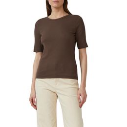 s.Oliver Damen T-Shirt, bunt, Gr. 46, unifarben, Jersey, Obermaterial: 95% Baumwolle, 5% Elasthan, Shirts, gerippt und mit Stretch