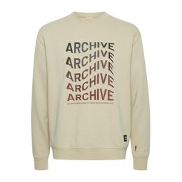!Solid SOLID Herren Longpullover "Sweatshirt SDDarcio", beige, Gr. XL, Obermaterial: 60% Baumwolle CO. 40% Polyester PES., Sweatshirts