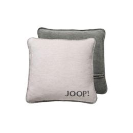 JOOP! Dekokissen JOOP, B:50cm, grau, Obermaterial: 58% Baumwolle CO. 35% Polyacryl PAN. 7% Polyester PES., Dekokissen_Sitzkissen_Kissenh&uuml;llen, "Kissenh&uuml;lle