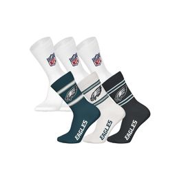 NFL Herren Kurzsocken "Socken NFL 6Pack Crew Socks 6er Pack", Gr. 39, bunt, Obermaterial: 58% Baumwolle CO. 39% Polyester PES. 3% Elasthan EL., Socken