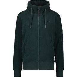 alife and kickin ALIFE & KICKIN Herren Kapuzensweatjacke "Herren EliasAK F", gr&uuml;n, Gr. S, 92% Polyester (davon 32, 6% recycelt), 8% Elasthan, Sweatjacken