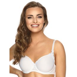 Viania Damen T-Shirt-BH "2er Pack Spacer B&uuml;gel BH Carola", Gr. 80, bunt, Stoff, Obermaterial: 62% Polyamid PA. 27% Polyester PES. 11% Elasthan EL.,