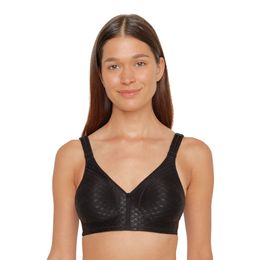 SuSa Damen B&uuml;gelloser BH "2er Pack BH ohne B&uuml;gel Topsy Plus", Gr. 85, bunt, Stoff, Obermaterial: 40% Baumwolle CO. 30% Polyamid PA. 30% Elasthan EL.,