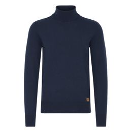 Blend Herren Rollkragenpullover "Rollkragenpullover BHFibes", blau, Gr. XXXL, Obermaterial: 70% Baumwolle CO recyc.. 30% Polyester Pol. recyc..,