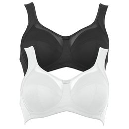 Anita Damen Entlastungs-BH "Komfort BH Clara", Gr. 80, bunt, Obermaterial: 85% Polyamid PA. 15% Elasthan EL., BHs