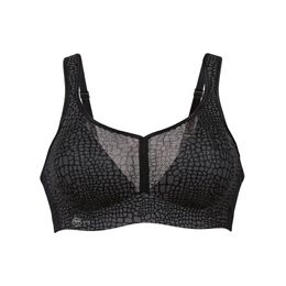 Anita Damen Sport-BH "Sport BH air control DeltaPad", Gr. 95, grau, Stoff, Obermaterial: 49% Polyamid PA. 39% Polyester PES. 12% Elasthan EL., BHs