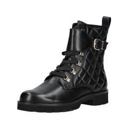 H&ouml;gl Schn&uuml;rstiefelette H&Ouml;GL "H&ouml;gl Stiefelette Leder", Damen, Gr. 38, schwarz, Leder, Schuhe Schn&uuml;rstiefelette