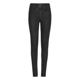 oxmo Damen Slim-fit-Jeans "Slim-fit-Jeans OXHelle", schwarz, Gr. 26, Obermaterial: 68% Baumwolle CO. 27% Polyester PES. 3% Viskose CV. 2% Elasthan